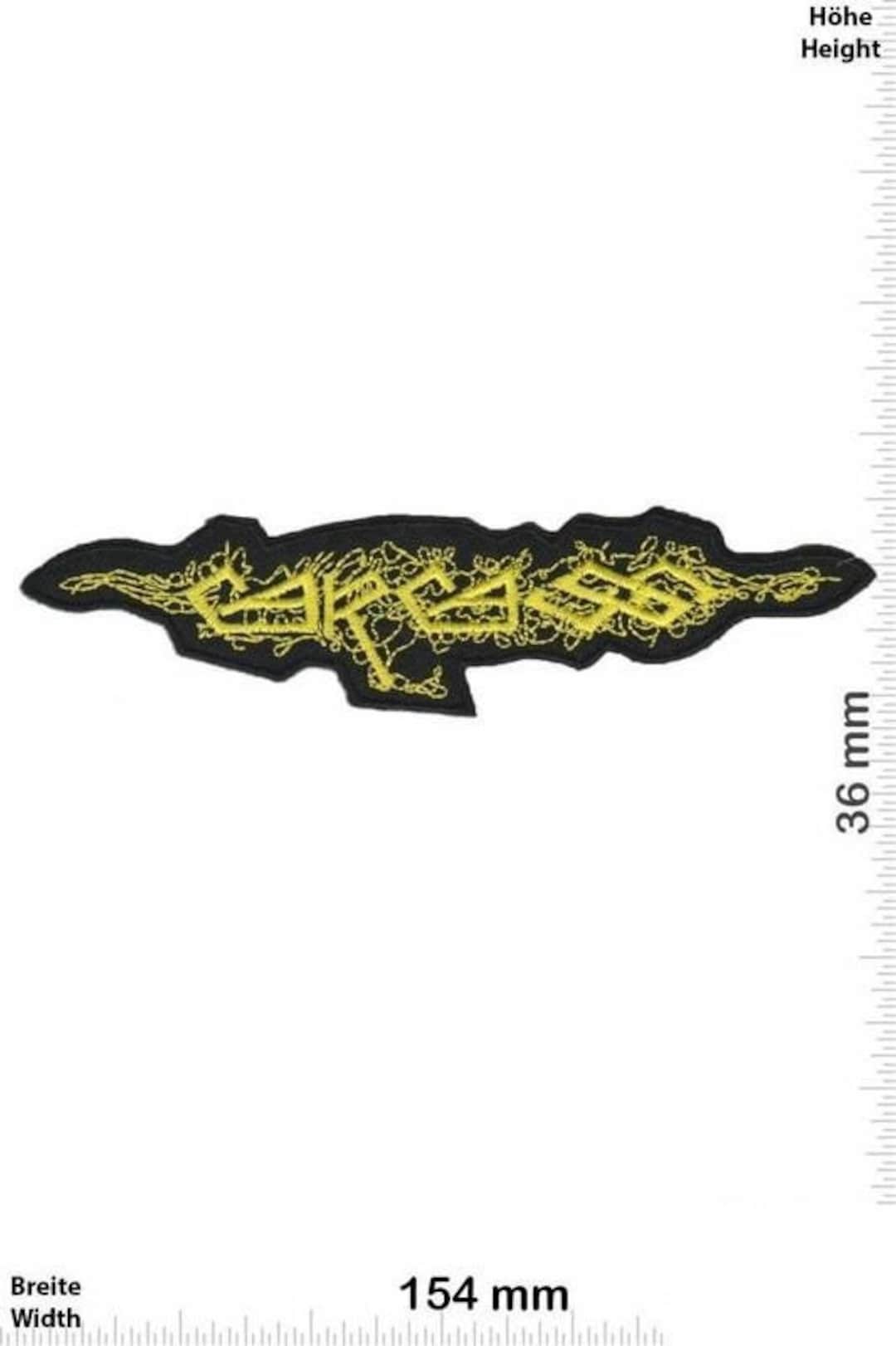 Carcass Grindcore Death Metal Band Embroidered Patch Badge Applique ...