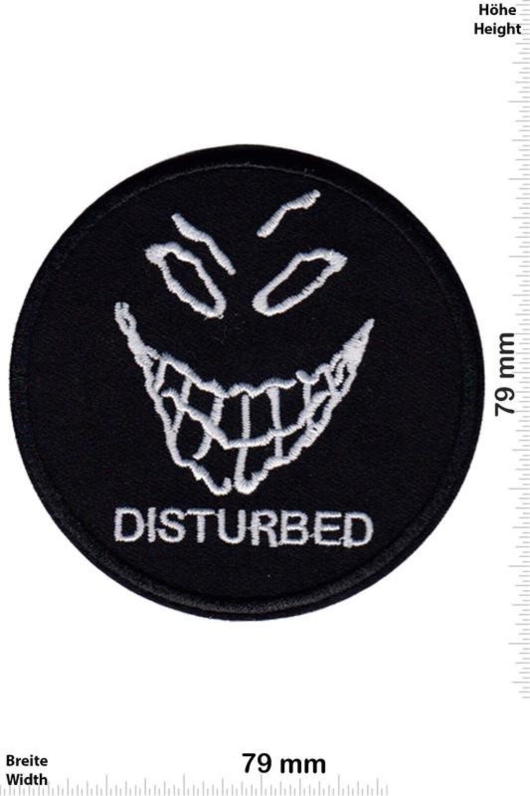 Disturbed Smile Us Metal Band Embroidered Patch Badge Applique Iron On - Etsy
