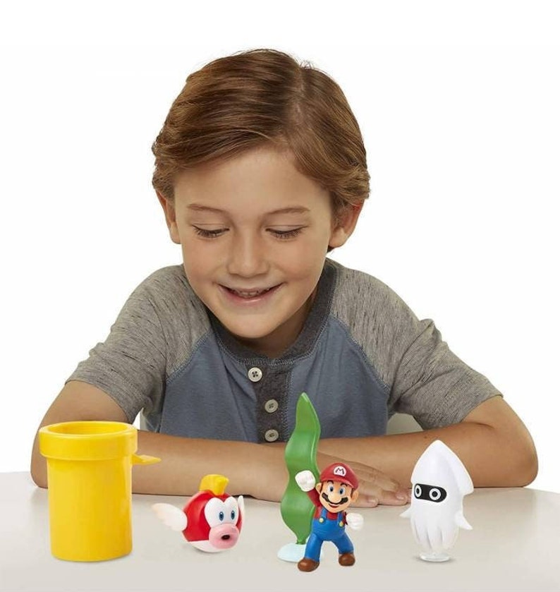 EH Shop: Super Mario Bros. Bowser Princess Peach Boo Yoshi Action ...