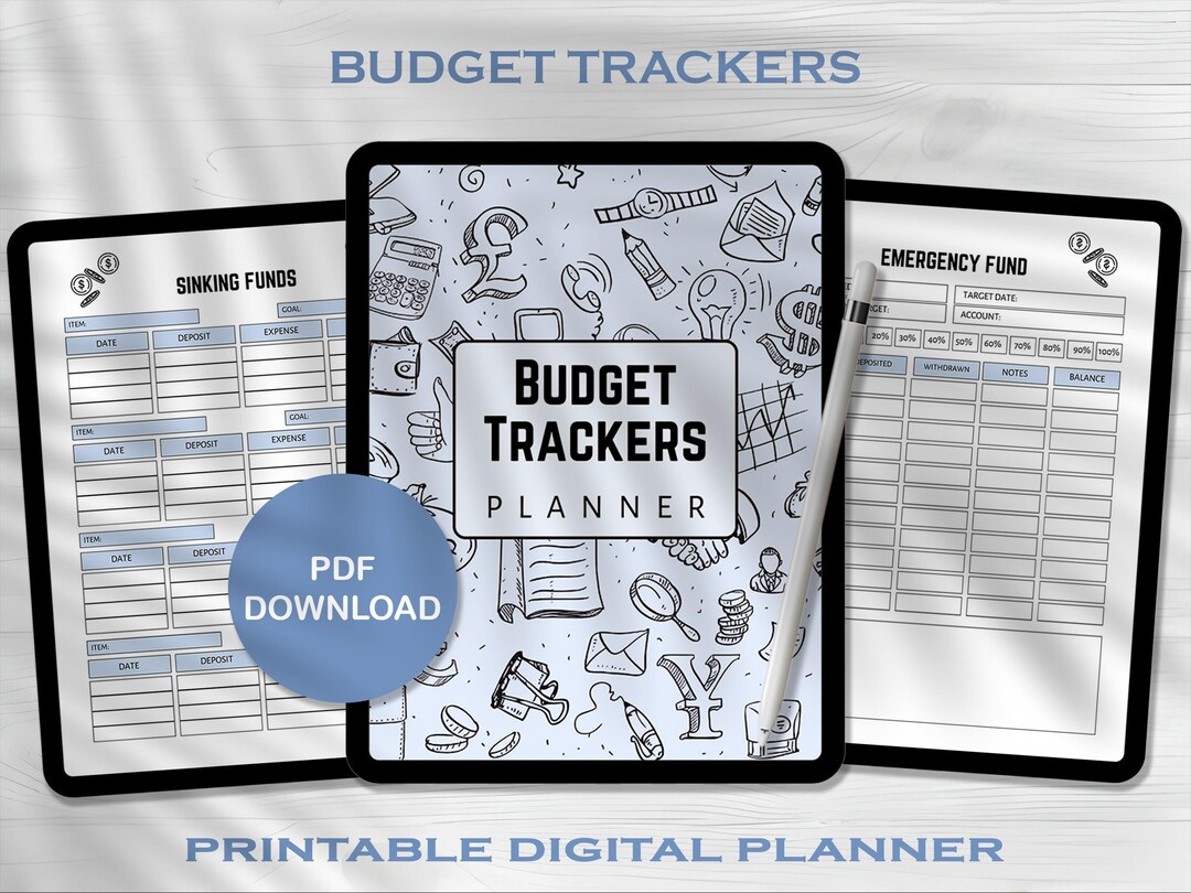 Budget Tracker Planner, Printable Planner, Finance Tracker, Finance ...