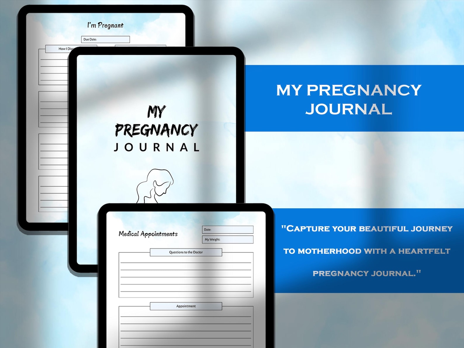 My Pregnancy Journal | Pregnancy Journal | Digital Planner | Printable ...