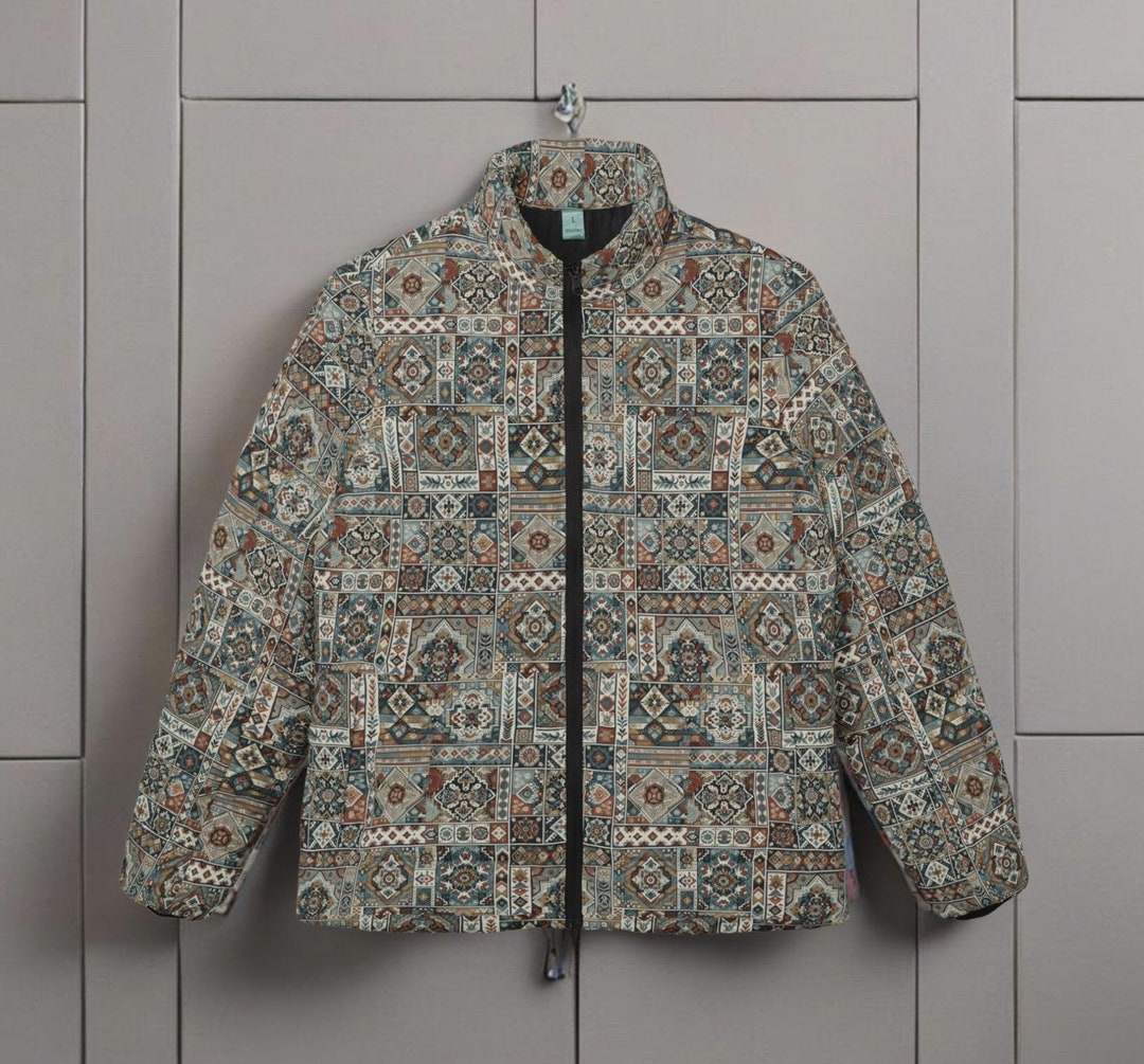 Turkish Puffer Jacket, Winter Coat, Colorful Quilted Outerwear, Womens ...