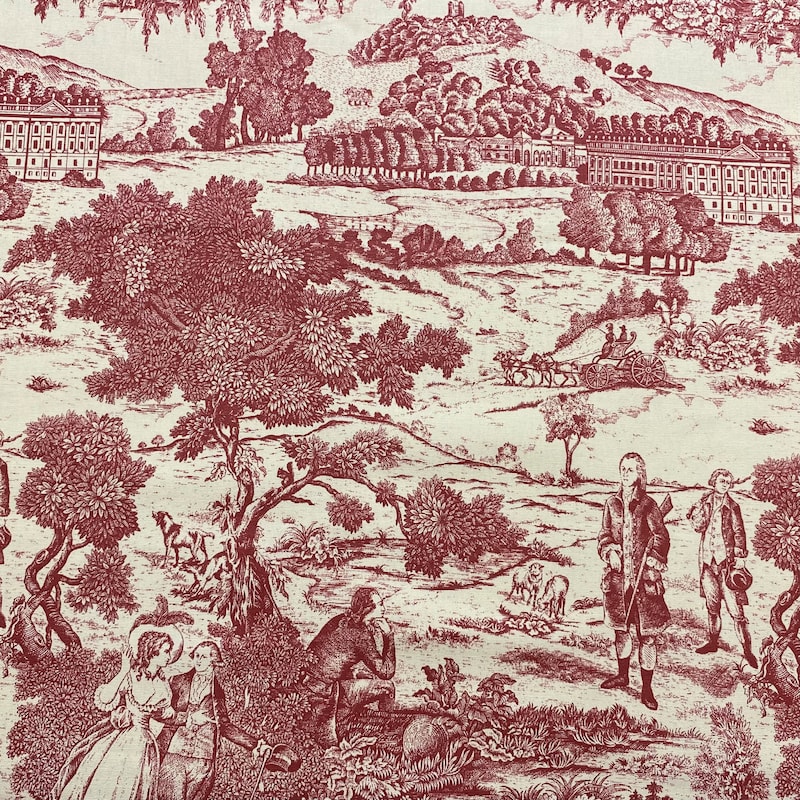 Red Toile - Etsy