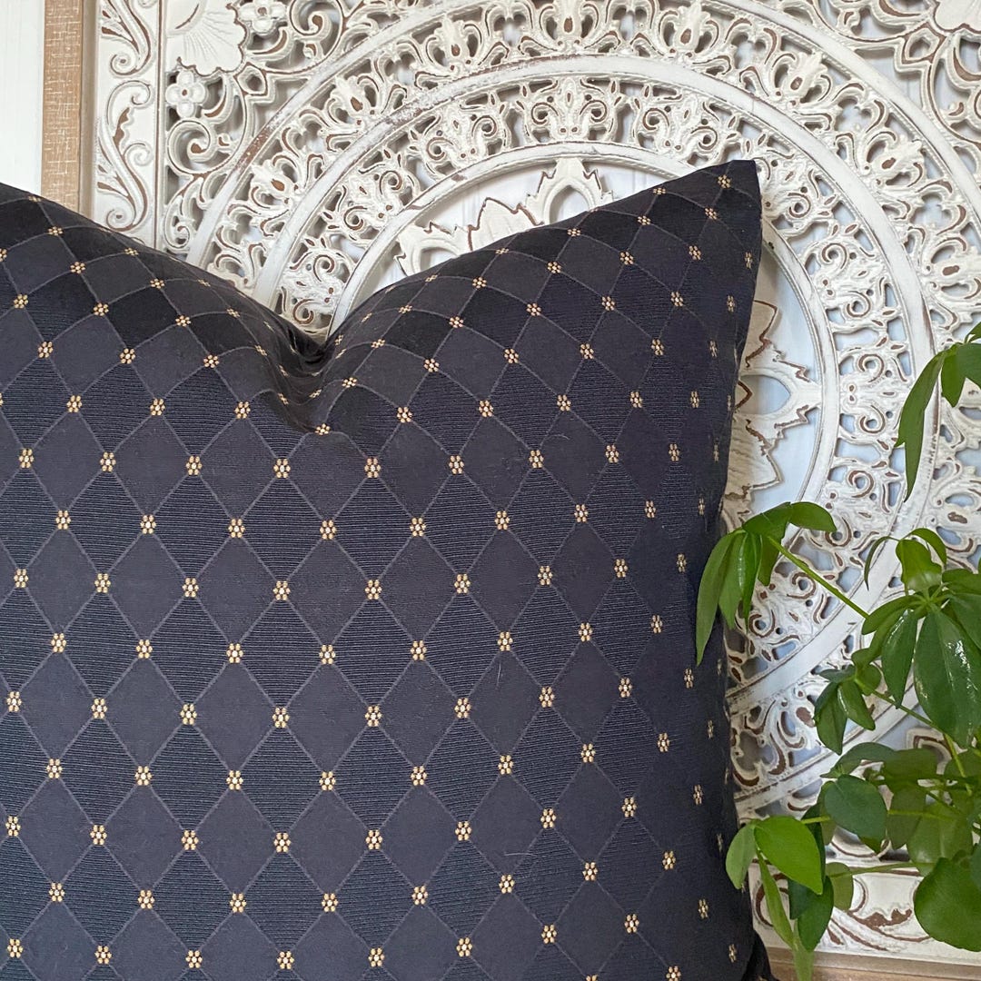 RICHLOOM WESTON Pepper-geometric One Inch Textured Diamond Shape With ...