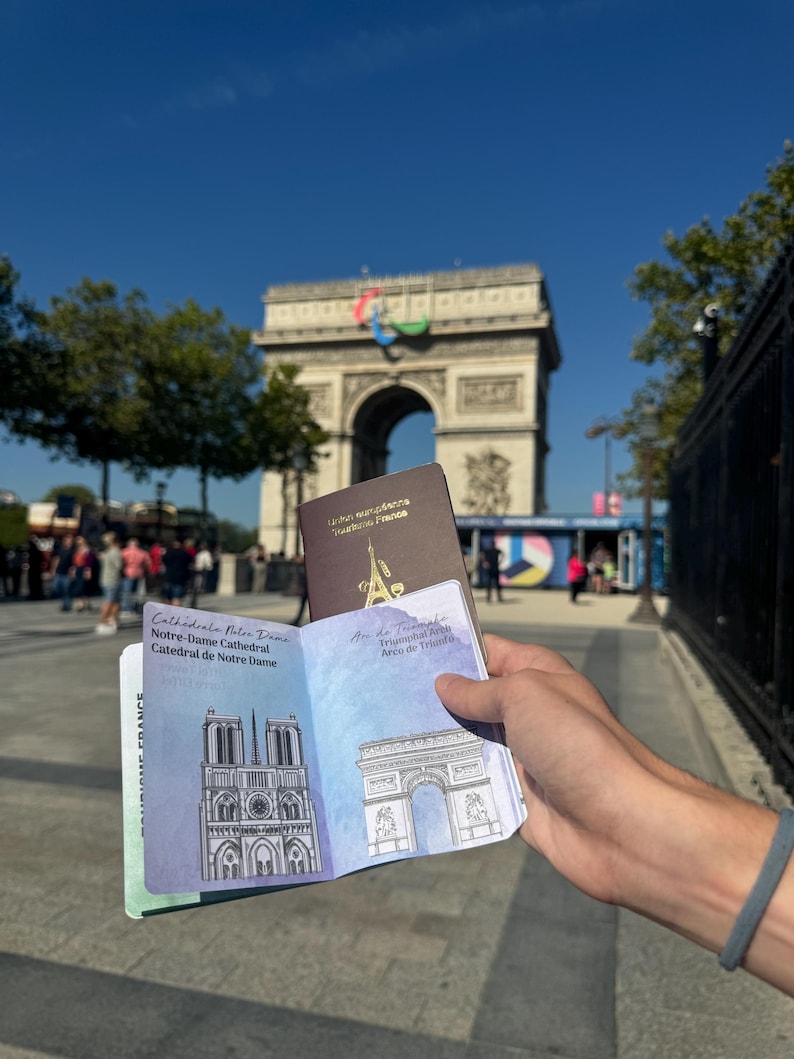 France Souvenir Passport by Shara PARIS - Etsy