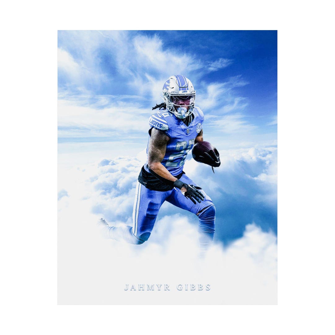 Jahmyr Gibbs Matte Vertical Poster - Etsy