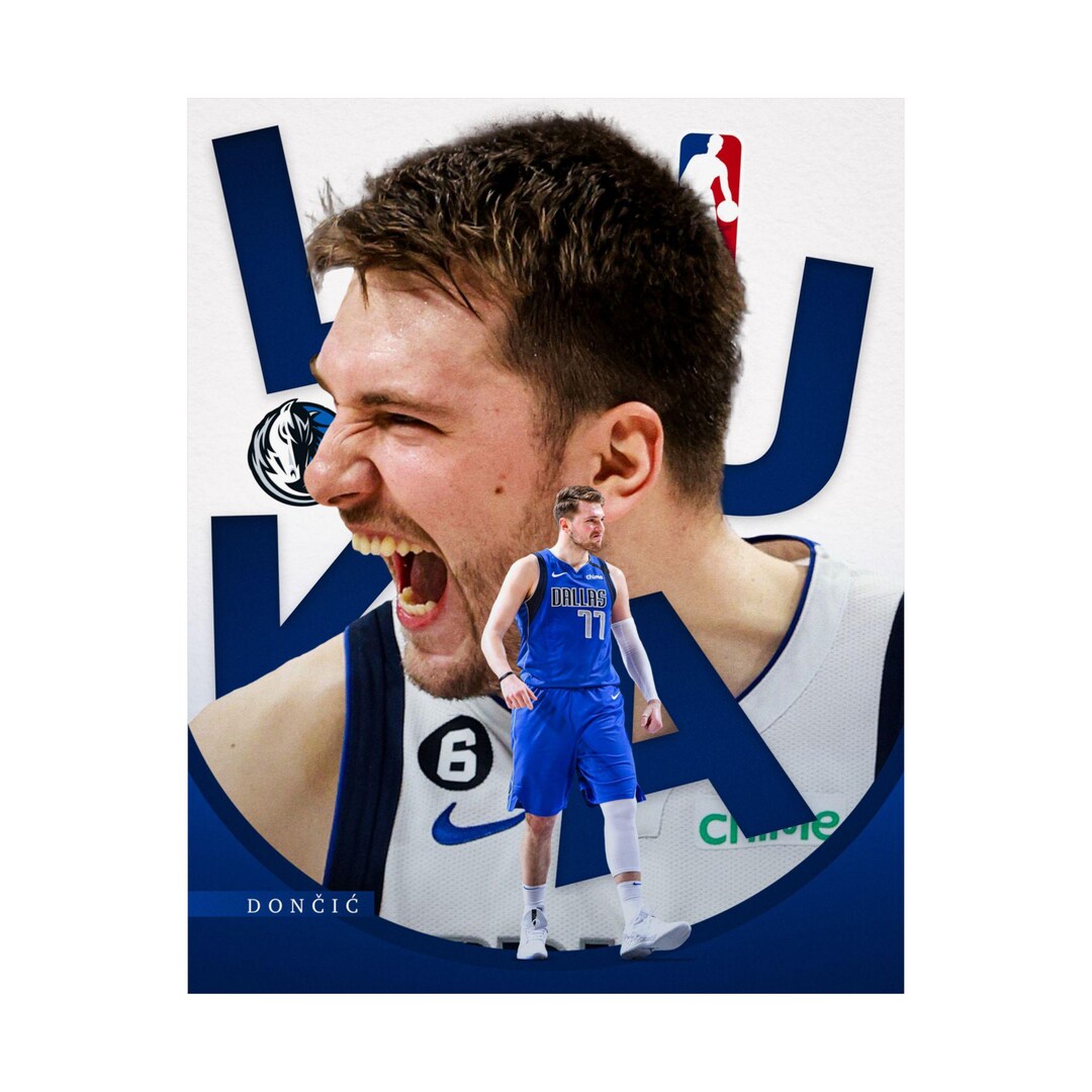 Luka Doncic Matte Vertical Poster - Etsy