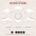 Sun Visor Cap Design – Flat Sketches, Technical Drawings, Vector ...