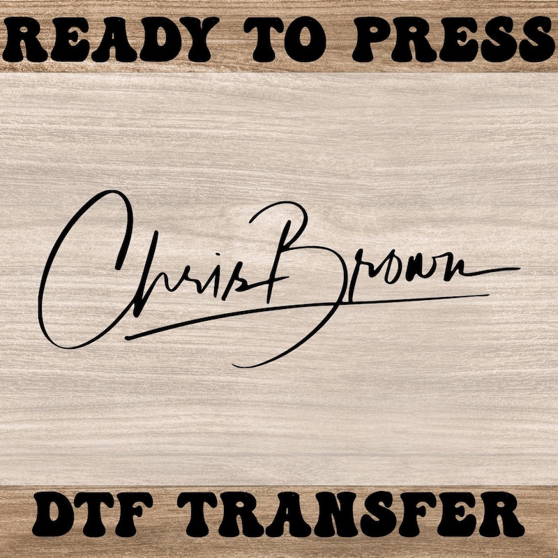 Chris Brown Signatures - Etsy