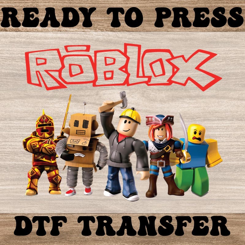 Png Roblox Dtf Transfer - Etsy