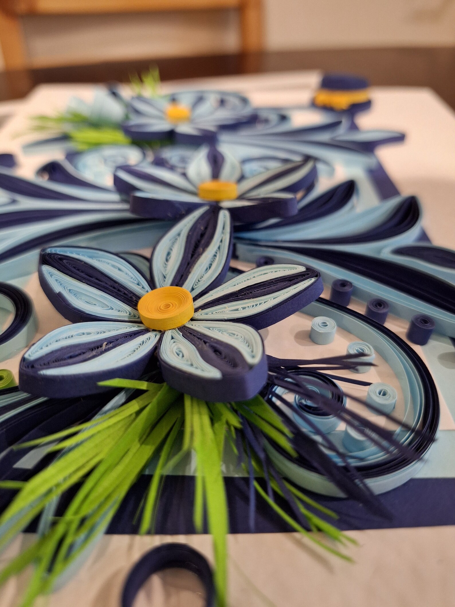 Wall Frame/ Paper Quilling Wall Art/ 3D Quilted Wall Decor/unique Gift ...