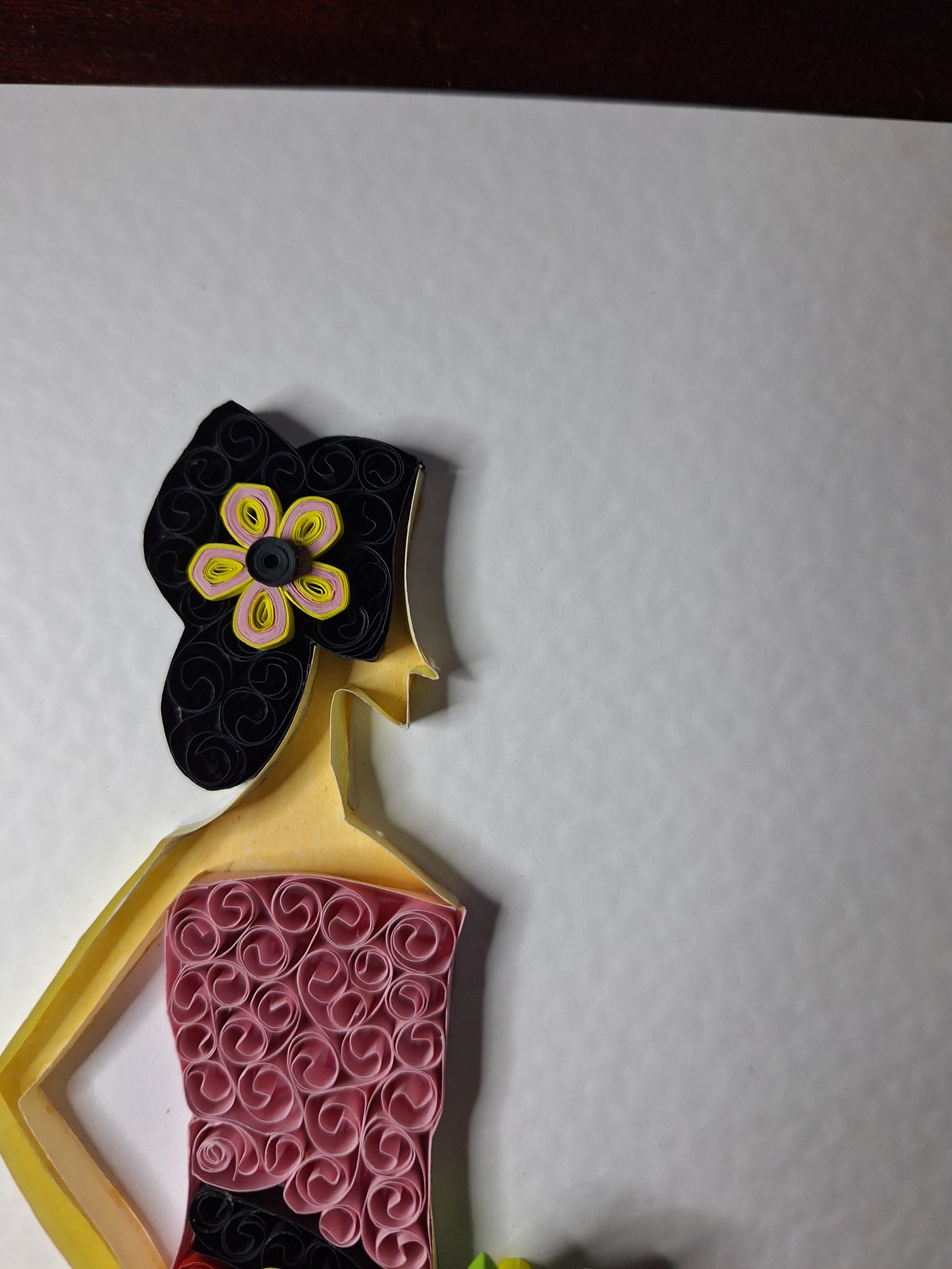 Wall Frame/ Paper Quilling Wall Art/ 3D Quilted Wall Decor/unique Gift ...