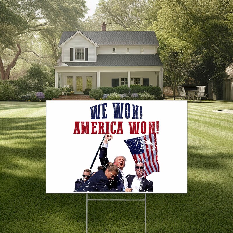 Trump Yard Sign - Etsy
