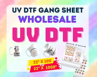 Custom UV DTF Stickers, Uv Dtf , Uv Dtf Decal,custom Stickers, Ready ...