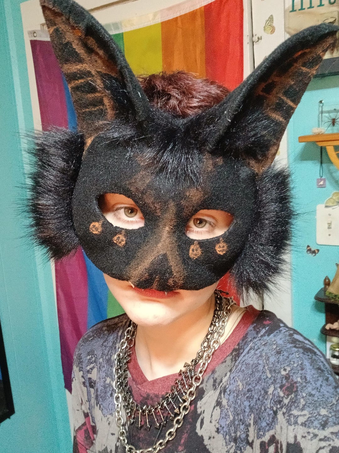 Halloween Bat Therian Mask - Etsy