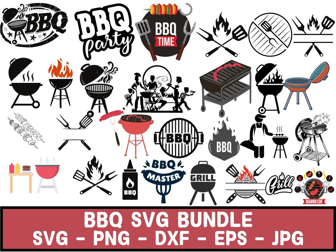 Barbeque SVG Bundle, BBQ Svg Bundle, BBQ Svg, Grilling Svg, Kitchen Svg ...
