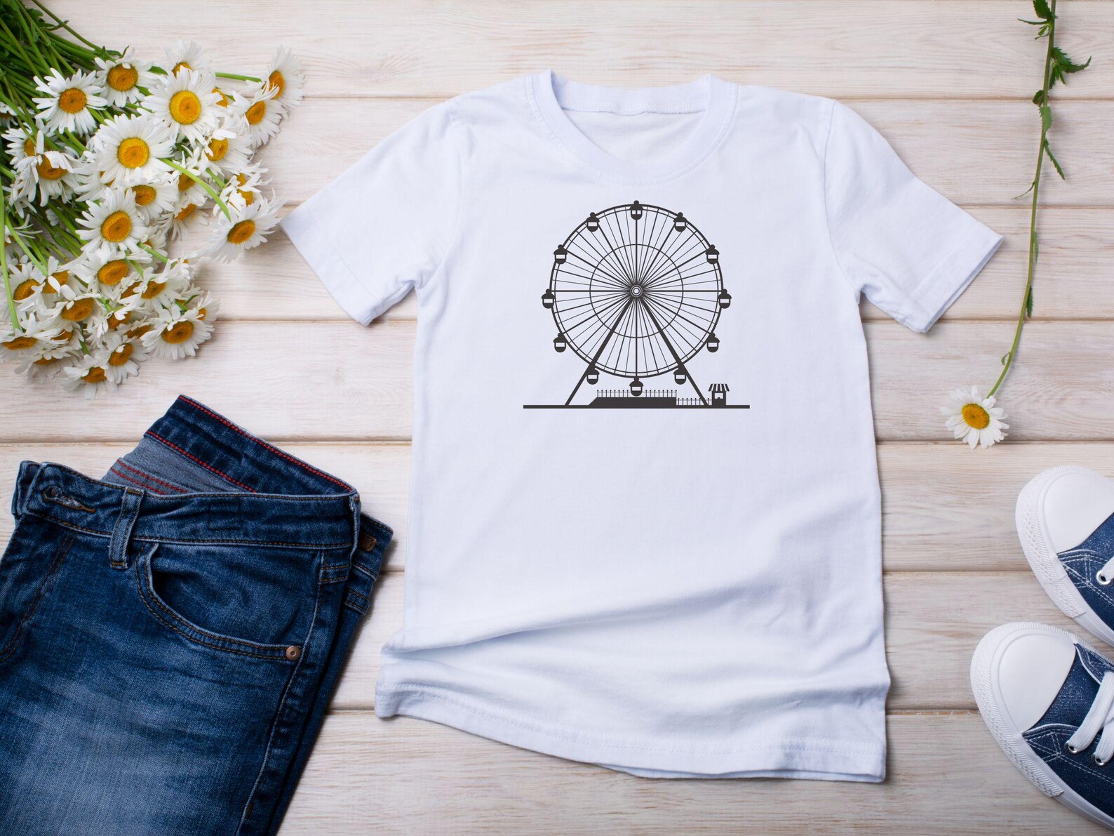 Ferris Wheel SVG Bundle, Ferris Wheel Dxf, Ferris Wheel Png, Ferris ...