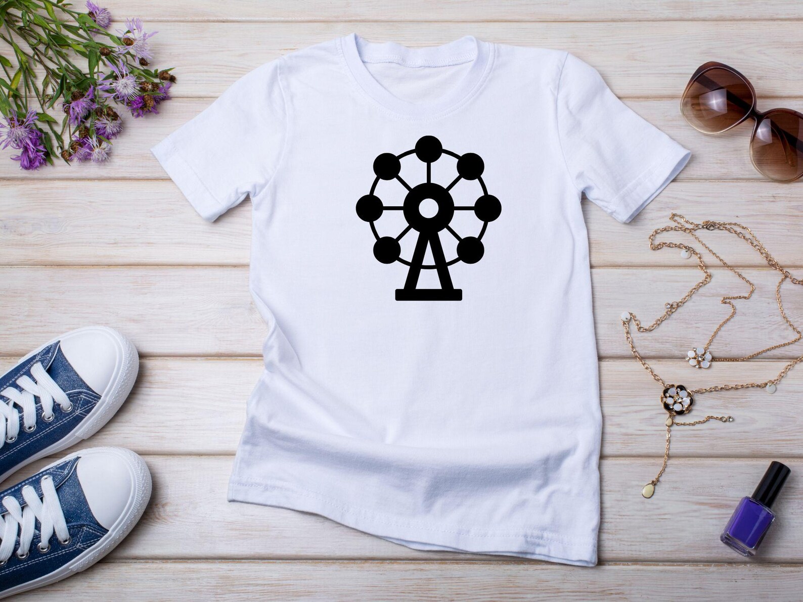 Ferris Wheel SVG Bundle, Ferris Wheel Dxf, Ferris Wheel Png, Ferris ...