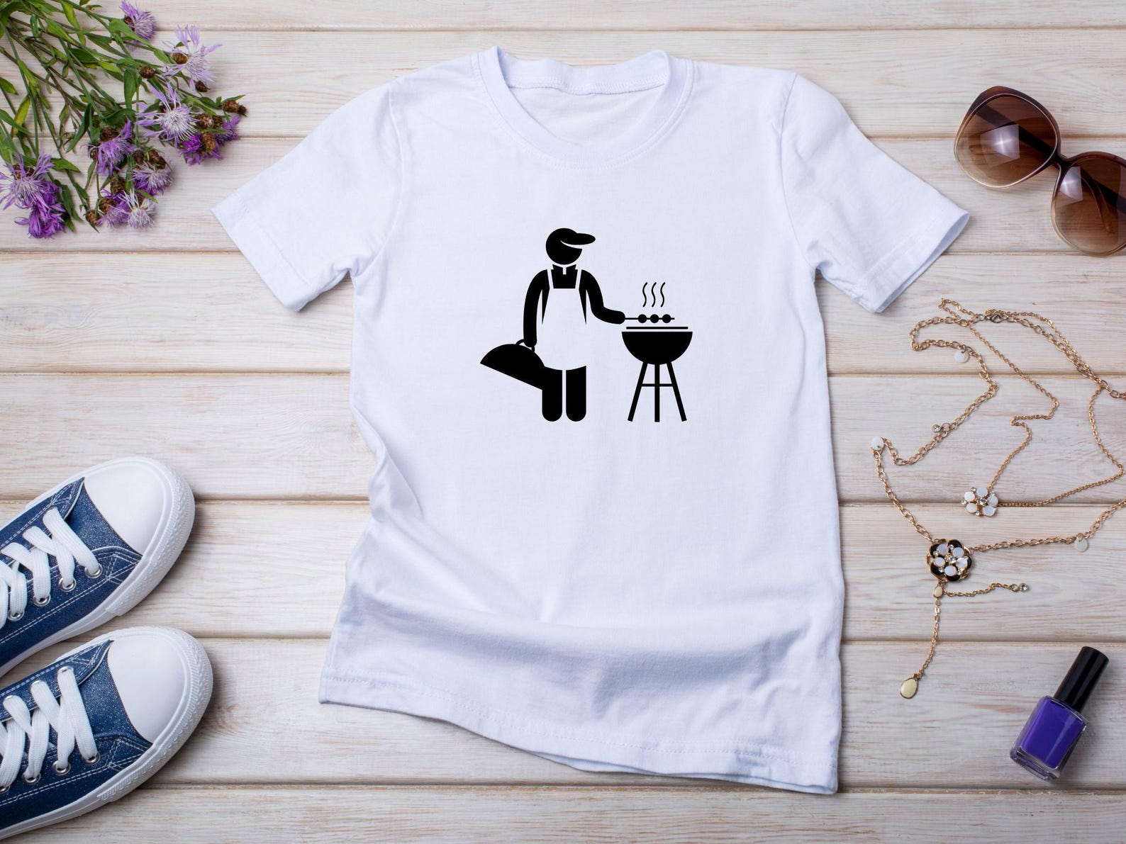 BBQ Grill SVG Bundle: Barbecue Clipart, Kitchen Cut Files (digital ...