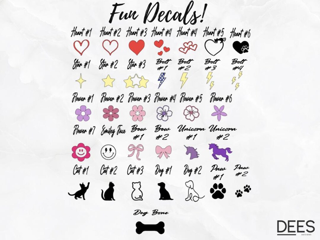 Fun Decals: Tumbler, Laptop, Car Decals - Etsy