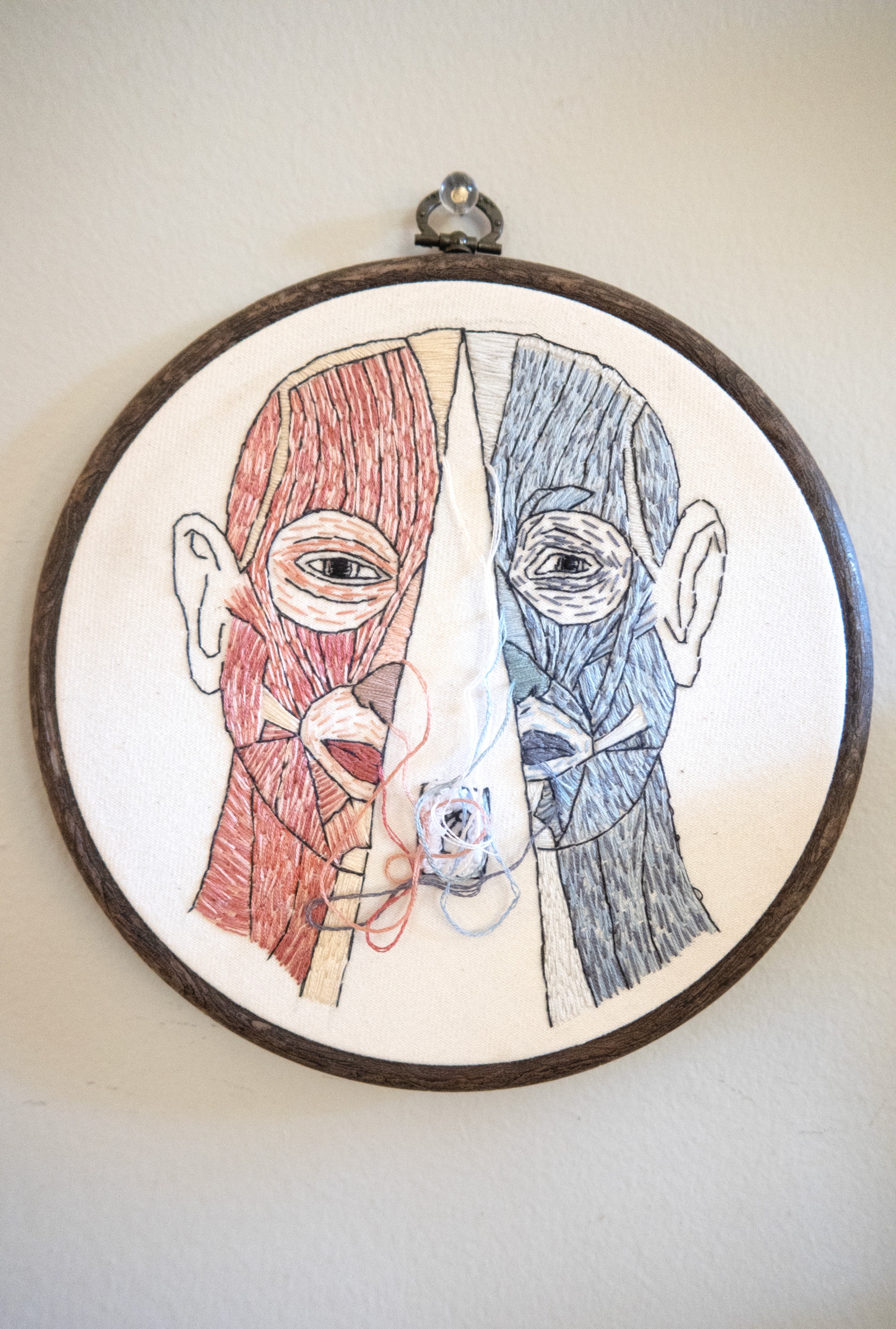 Human Anatomy Embroidery Art for Nurse Practitioner, Medical Assistant ...