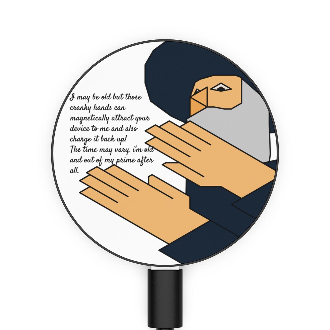 Magnetic Charger, Funny Wizard Induction Charging Pad, Gift for Weird ...