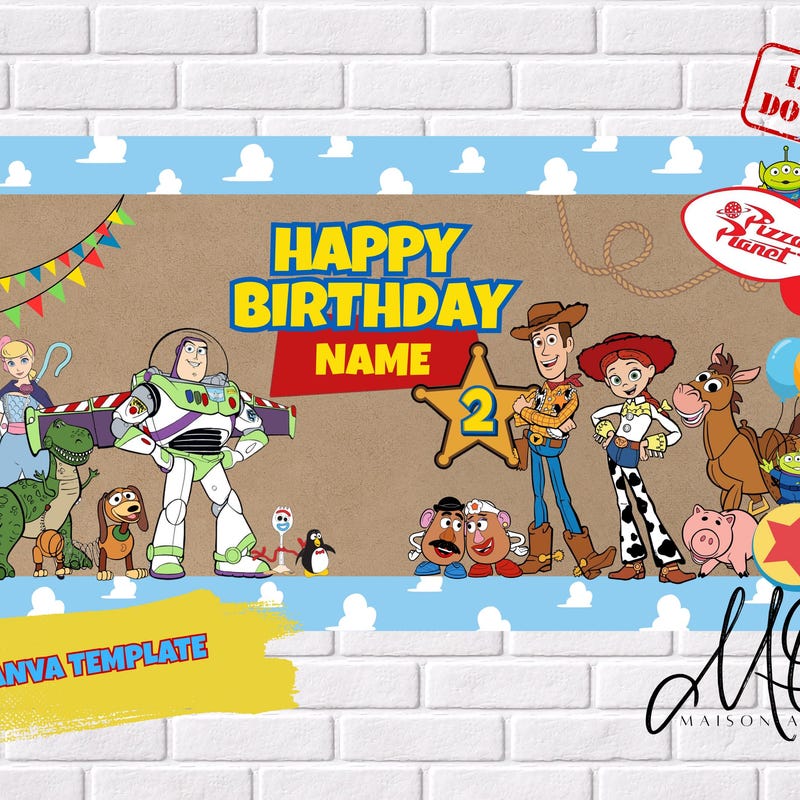 Toy Story Banner - Etsy