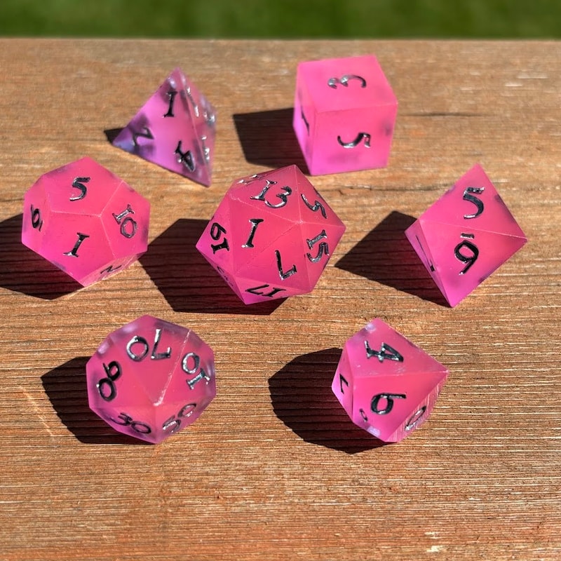 Pink Dice - Etsy