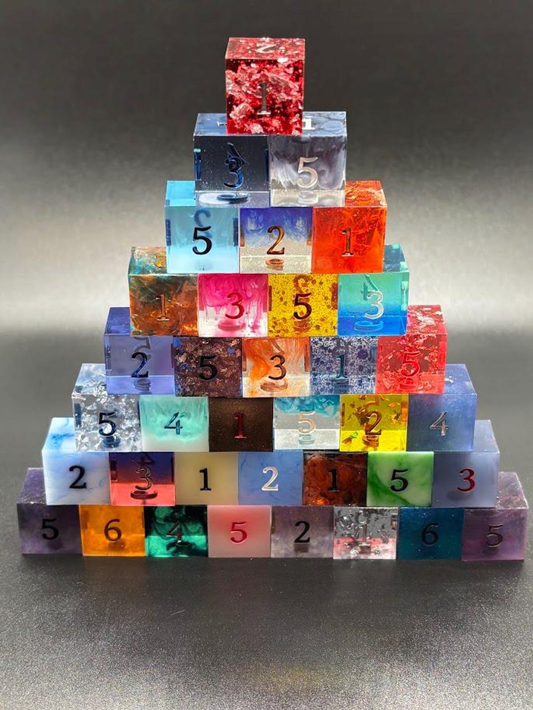Custom D6 Dice Handmade Resin Sharp-edge Dnd - Etsy