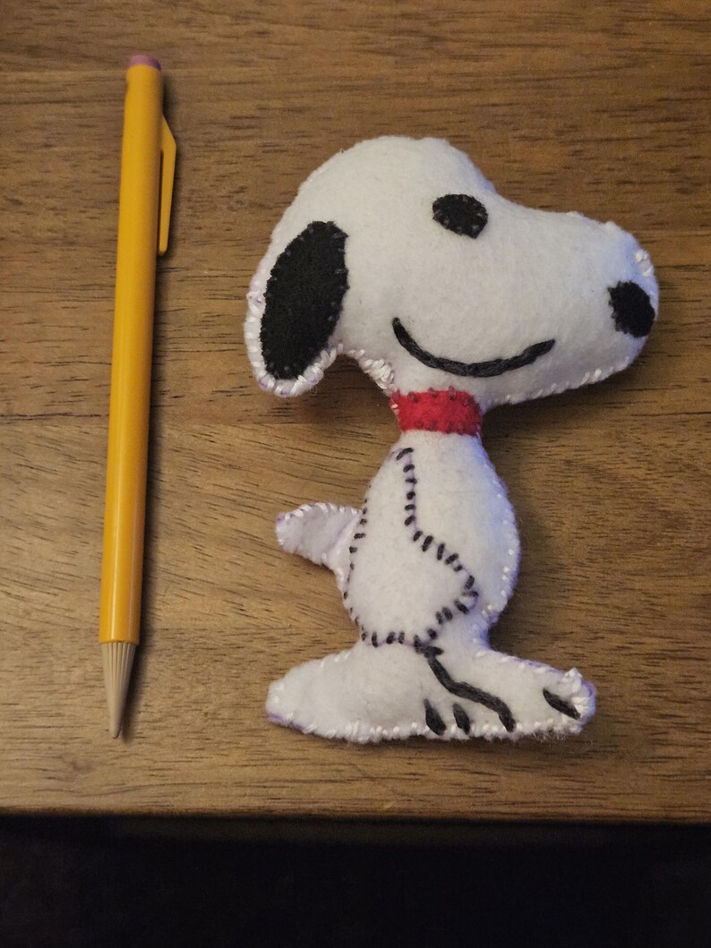 Hand Made Felt Snoopy - Etsy