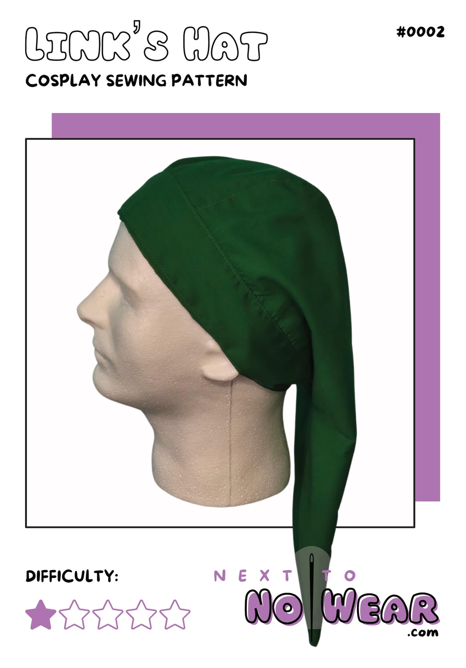 Link's Hat PDF Sewing Pattern - Etsy