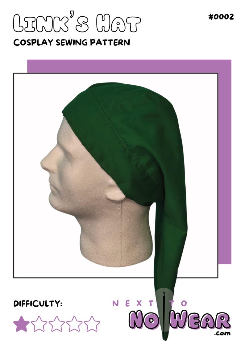 Link's Hat PDF Sewing Pattern - Etsy