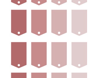 Green Printable Gift Name Tags Digital Download, Name Tags, Printable ...