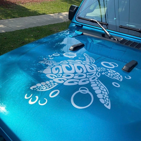 Sea Turtle Decal - Etsy