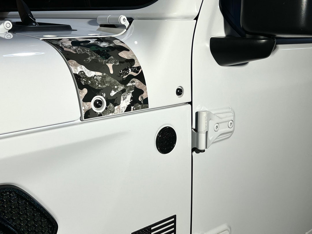 Camouflage Vinyl Camo Printed Sticker Decal for JL Cowl Area , Hood ...