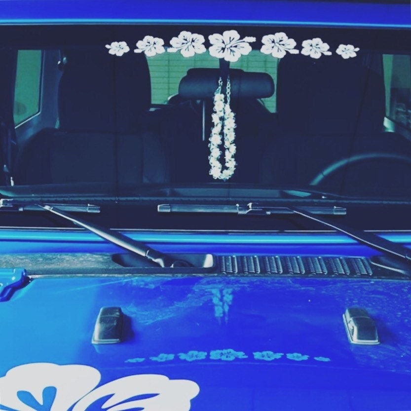 Hibiscus Flower Beach Decal for Women Vinyl Stickers - Etsy