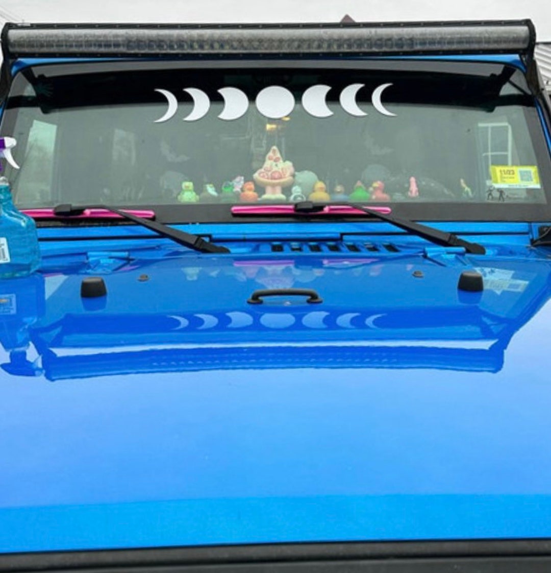 Moon Phases Vinyl Decal, Vinyl Sticker Windshield Decal by Artstudio54 ...