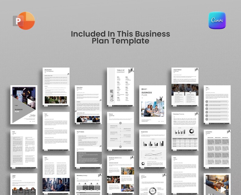 Ultimate Business Plan Template for Startups Investor-ready Pitch Deck ...