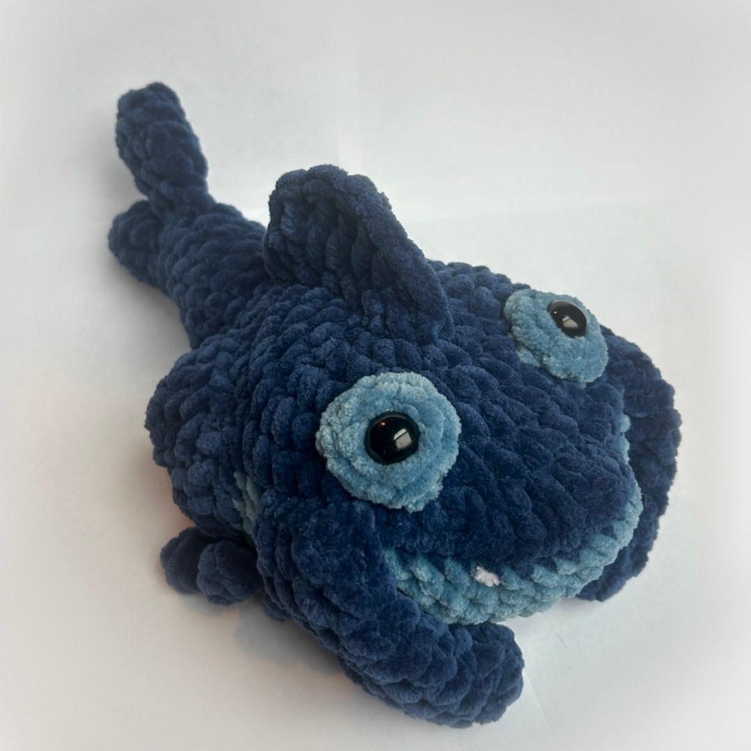 Minnow the Crochet Shark Toad - Etsy