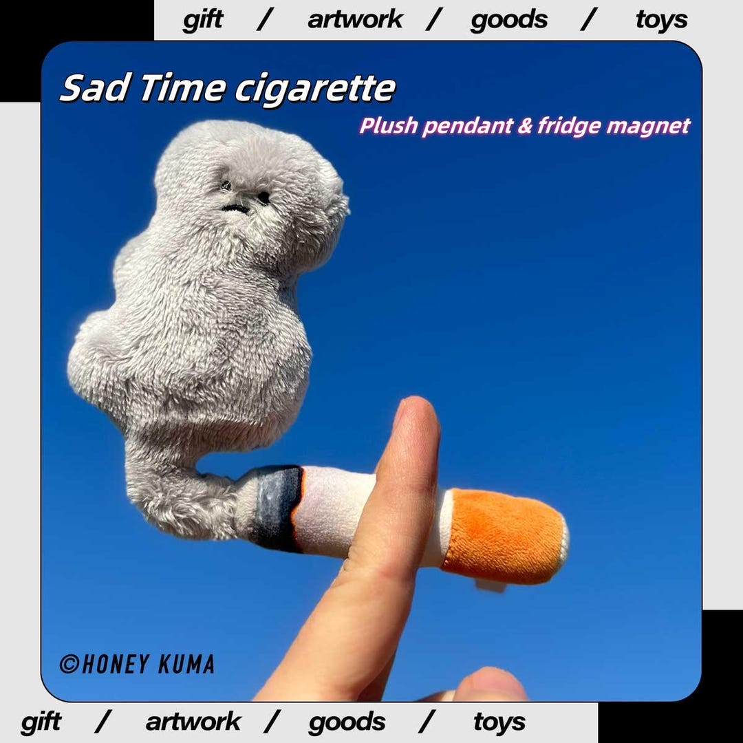 Quirky Cigarette Buddy: Multi-functional Magnetic Charm & Fridge Decor ...