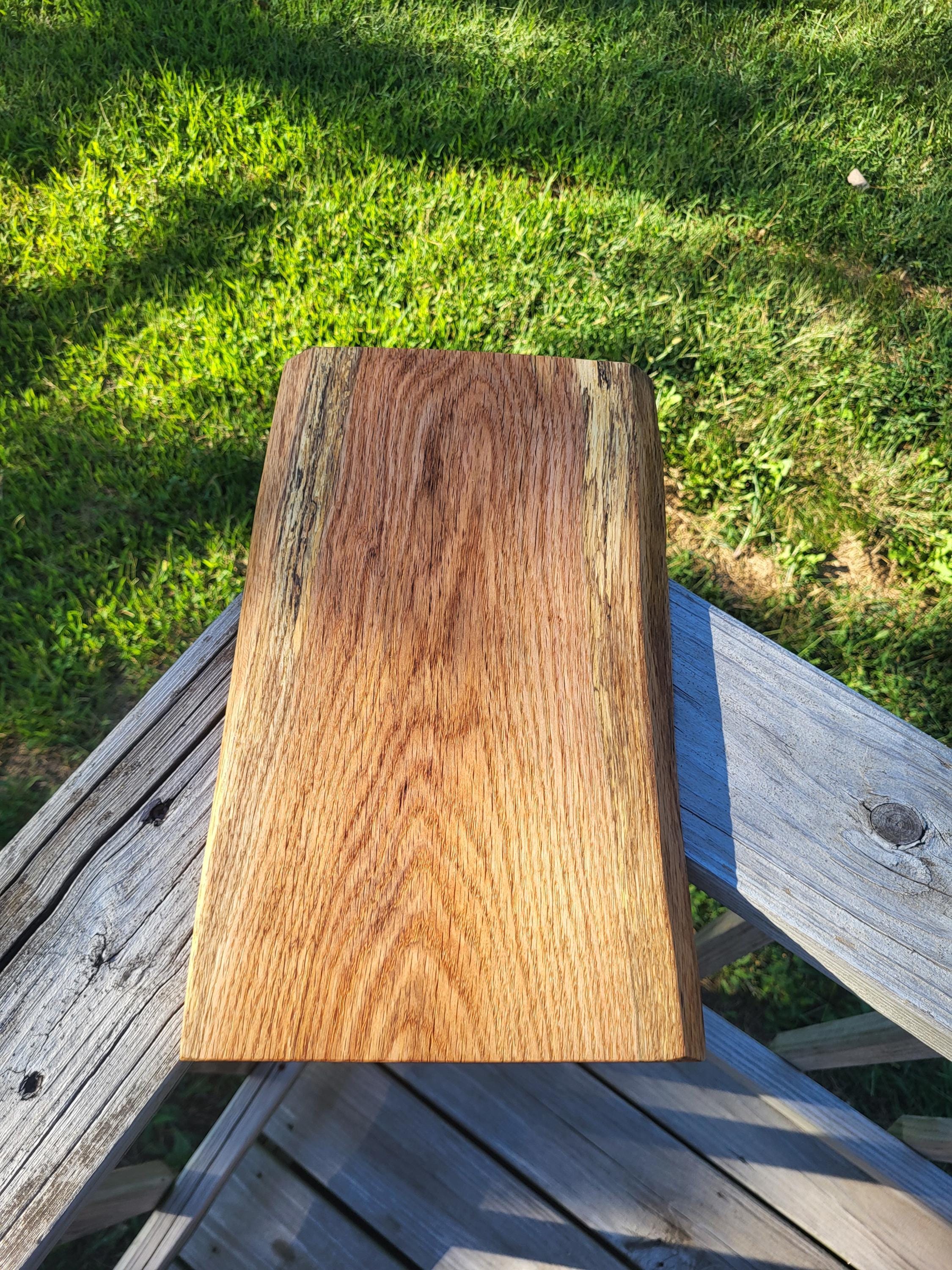 Live Edge Red Oak Cutting Board - Etsy