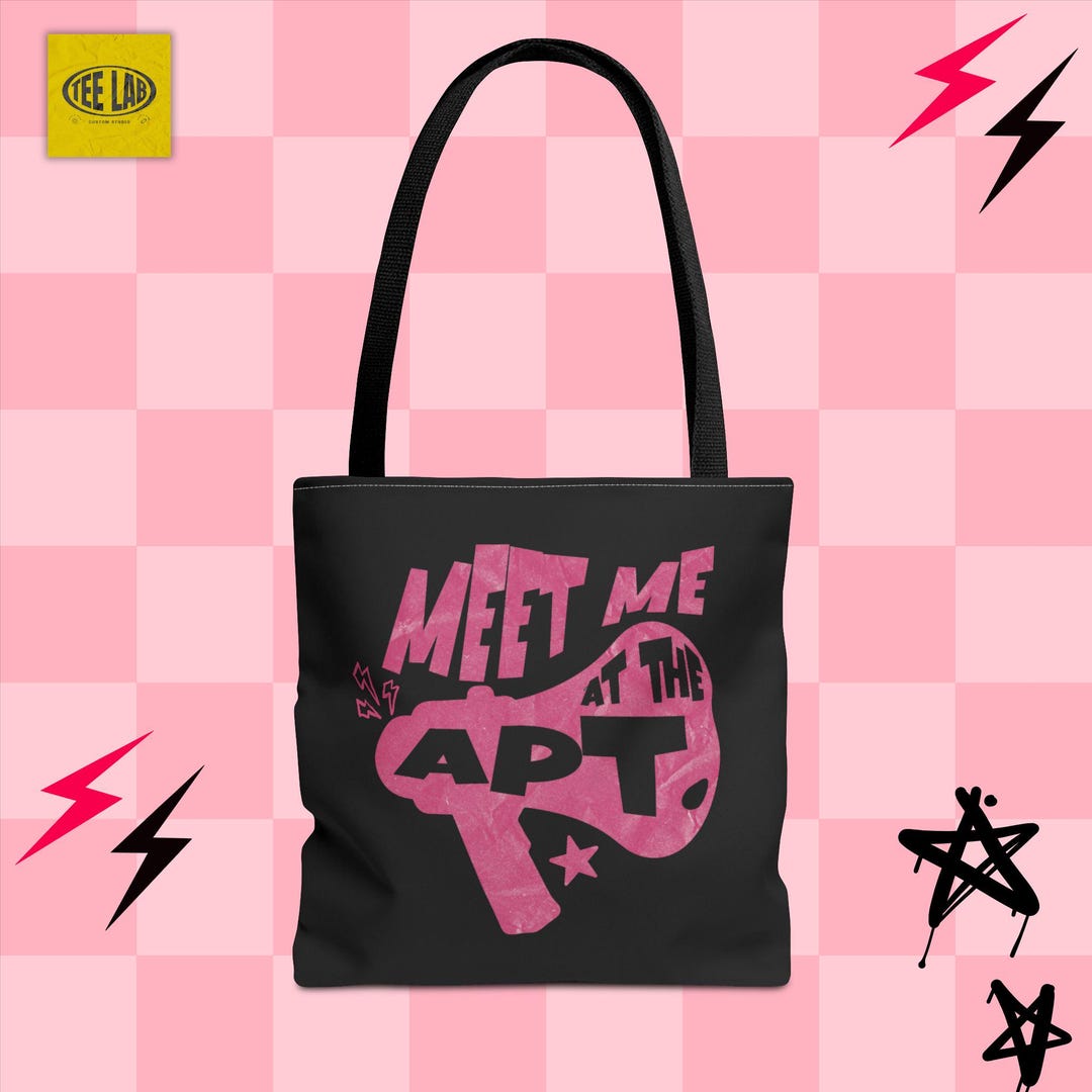 Rose Bruno Mars APT Tote Bag Apateu by Rose & Bruno Kpop Tote Bag Kpop ...