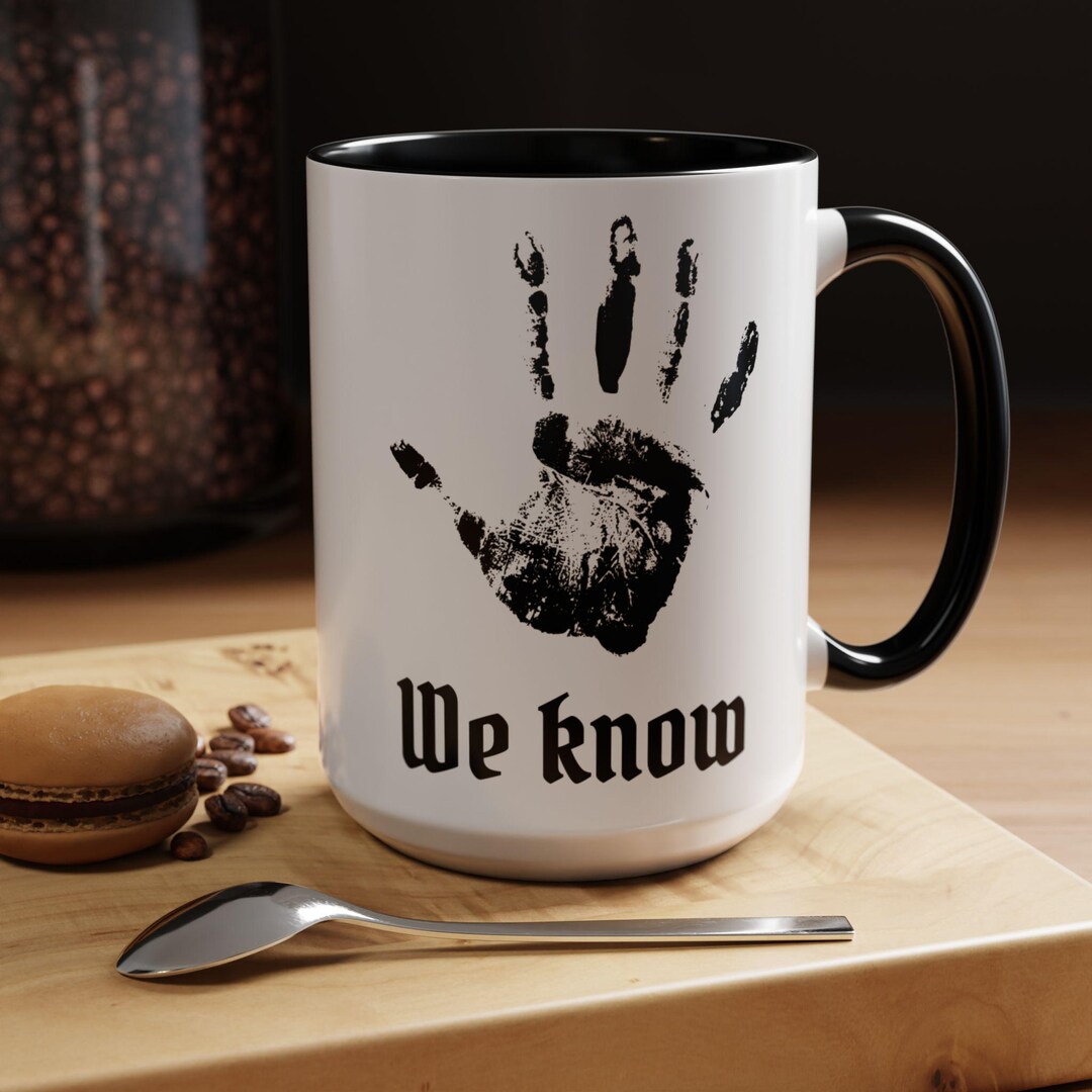 SKYRIM DARK BROTHERHOOD Assassin Handprint we Know Gaming Accent Coffee ...