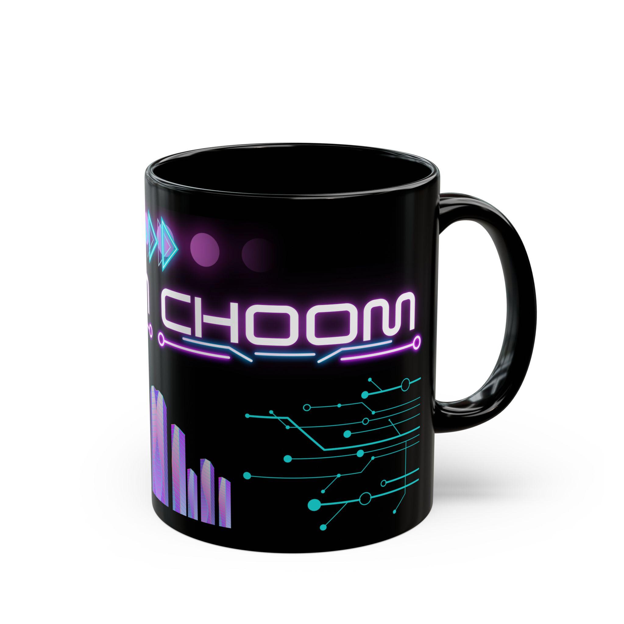 CYBERPUNK CHOOM Edgerunners Gamer Neon Anime TTRPG Black Mug (11oz ...