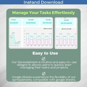 Financial Ratio Analysis Dashboard Template Editable Google Sheets for ...