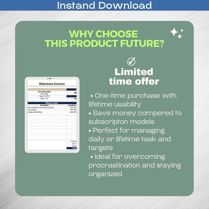 Milestone Invoice Template – Simplify Project-based Billing, Phase ...