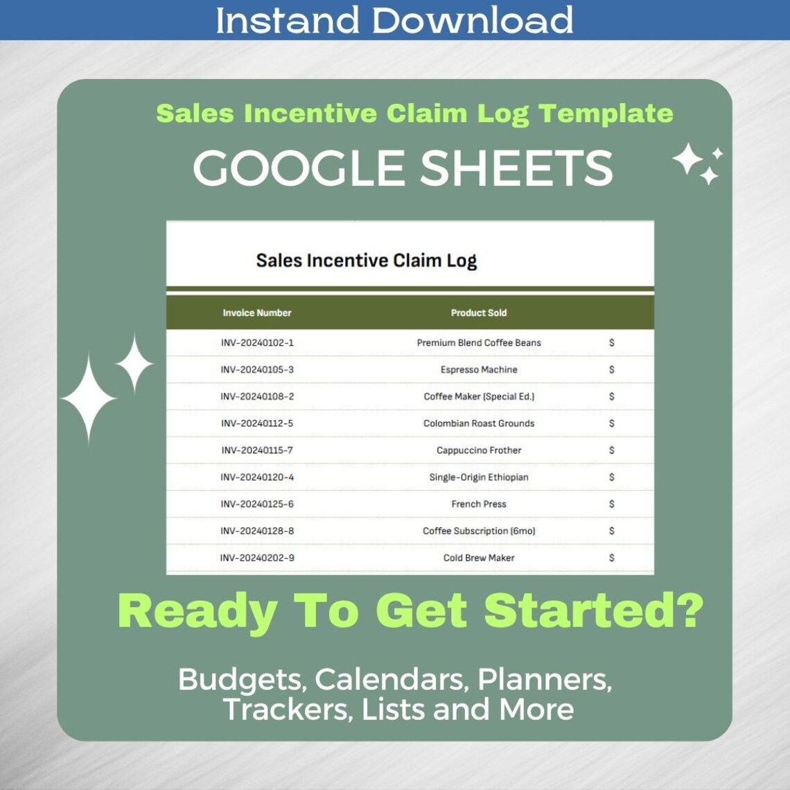 Sales Incentive Claim Log Template Simplify Incentive Tracking, Sales ...