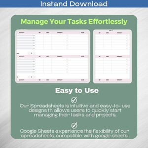 Gym Workout Template, Google Sheets Fitness Planner,exercise Log for ...