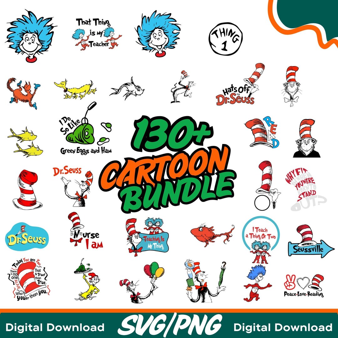 130+ Cartoon Bundle |PNG, SVG| Cute Cartoon Svg, Funny Cartoon Png ...
