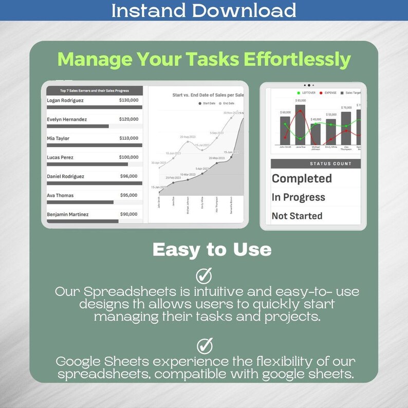 Sales Top Earners Dashboard Template Monitor and Reward High Performers ...
